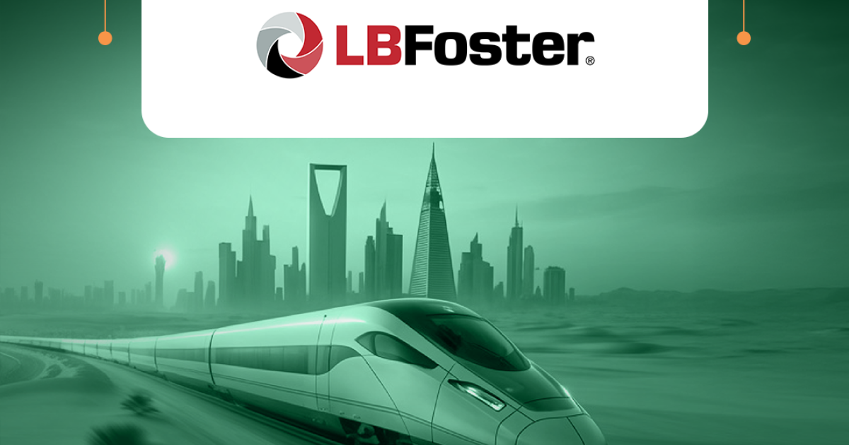 Offrir l’excellence ferroviaire pour Saudi Vision 2030 – Rencontrez L.B. Foster à Saudi Rail 2025