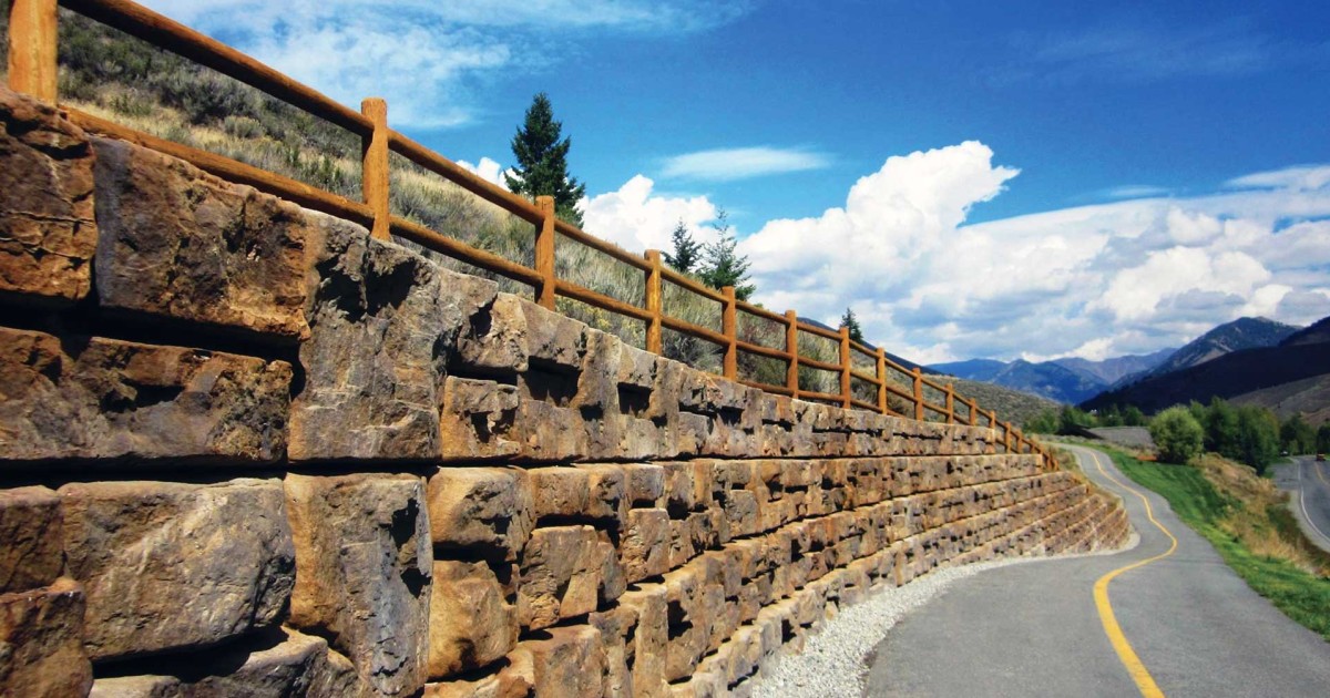 Redi-Rock retaining wall solutions | L.B. Foster