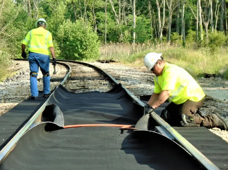 Railroad Absorbent Track Mats