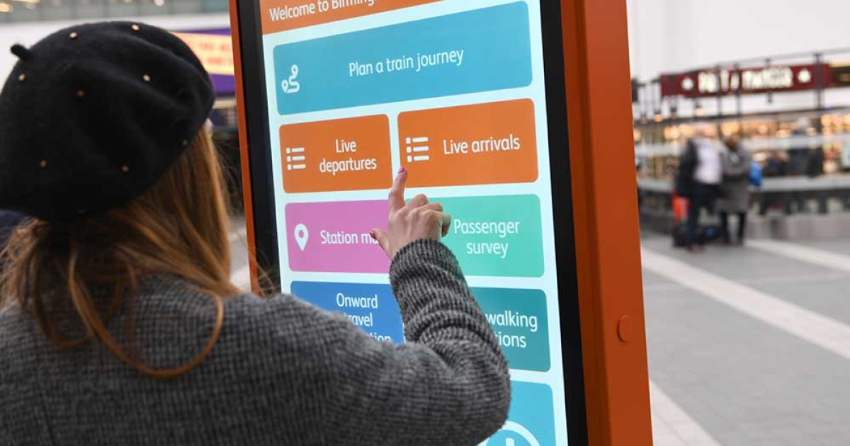 Inform Touchscreens enhance passenger engagement with interactive content