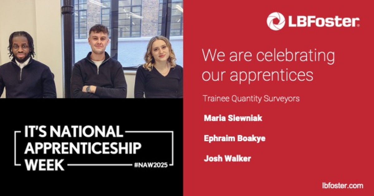 L.B. Foster Celebrates Apprenticeship Excellence During National ...